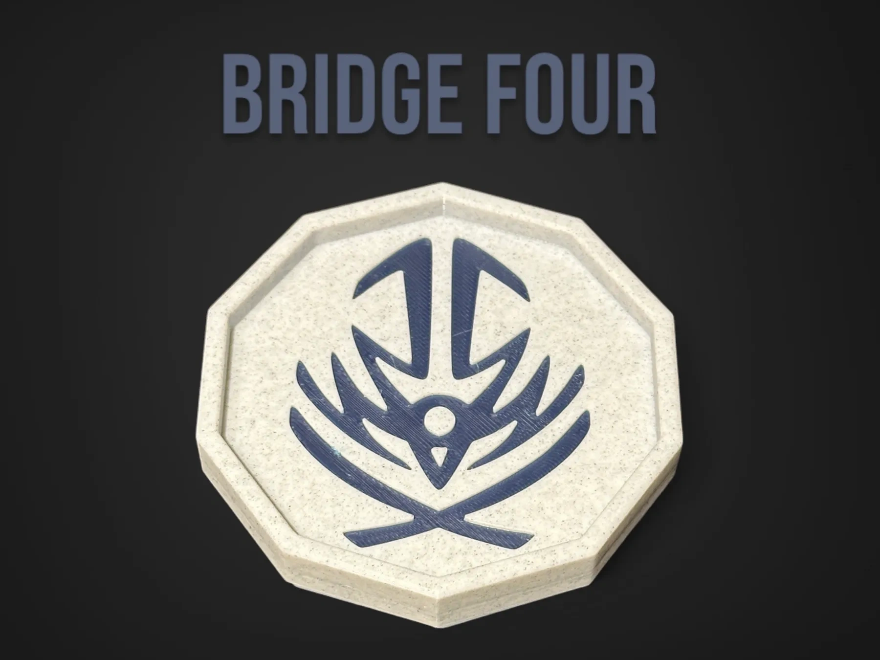 Bridge Four Glyph Coaster - Stormlight Archive 来自 Bionic Armory ...