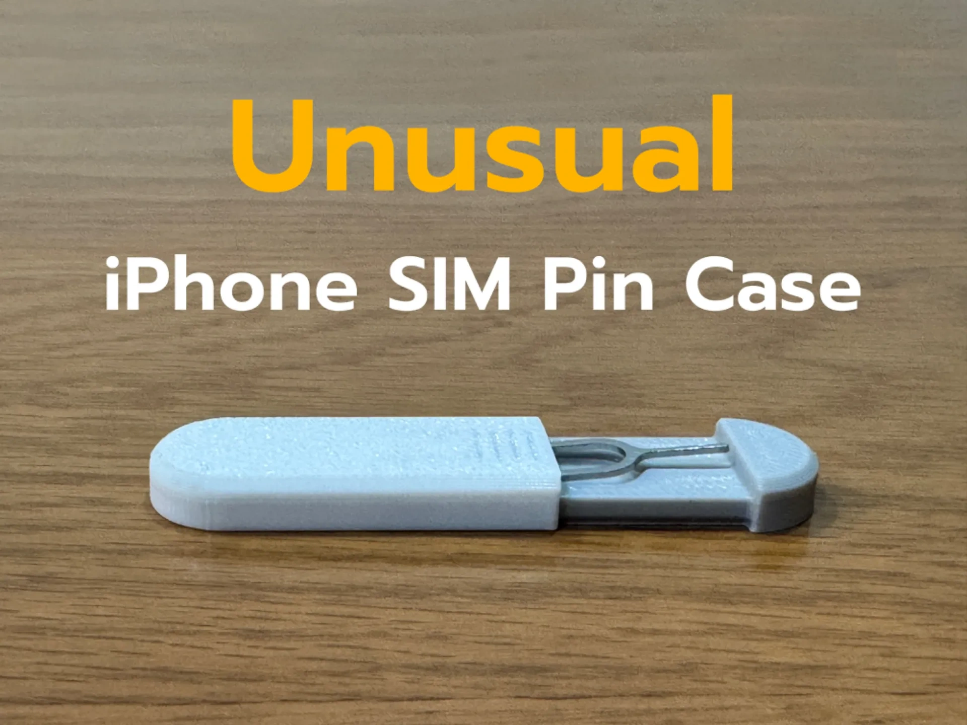 iPhone SIM Pin Case 来自 Kong - MakerWorld