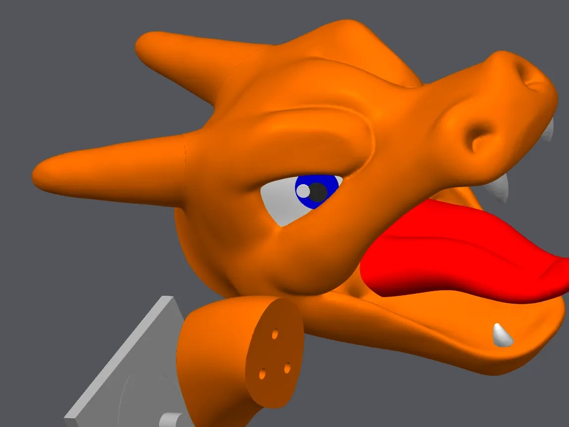 Charizard Head Art 来自 Michill Designs - MakerWorld
