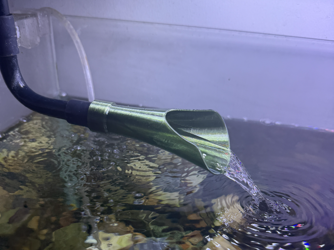 鱼缸扁嘴出水口 - 免费 3D 打印模型 - MakerWorld