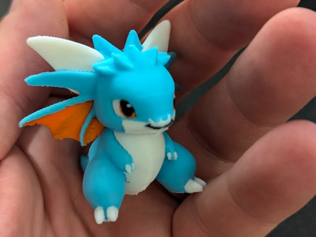 Cute Fire Dragon 来自 Transform3DAU - MakerWorld