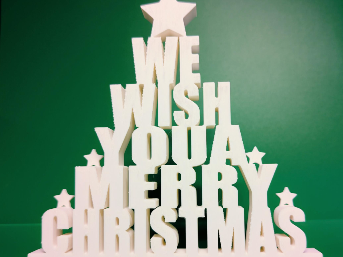 祝你圣诞快乐 – 堆叠文字树 来自 _JkJk_ MakerWorld：免费下载 3D 模型