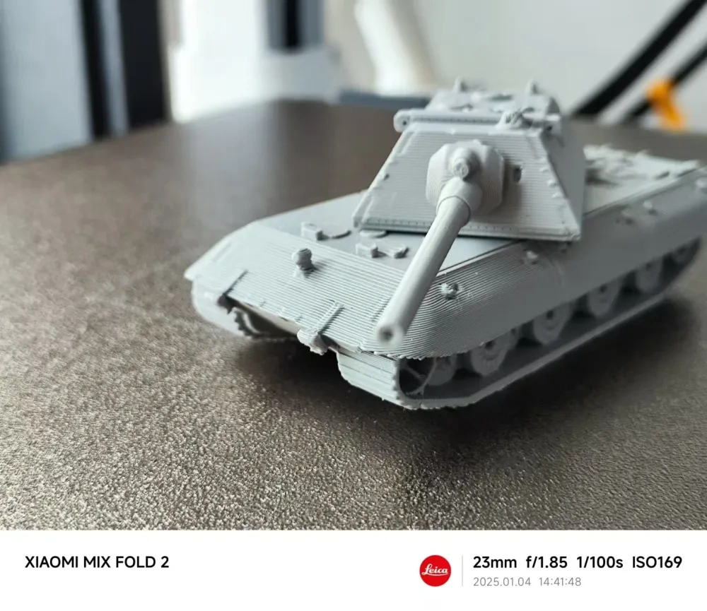 1:120小尺寸坦克世界版建模的E100 来自 沉腐 MakerWorld：免费下载 3D 模型