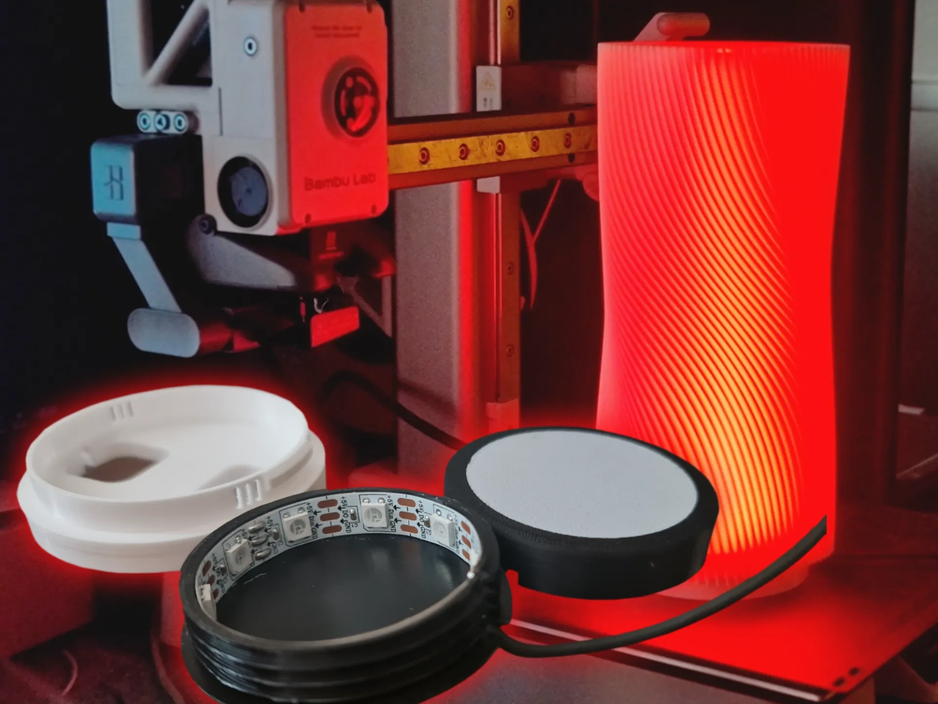 Fully Printable LED Strip Lamp Kit 001 来自 Sanja 3D - MakerWorld