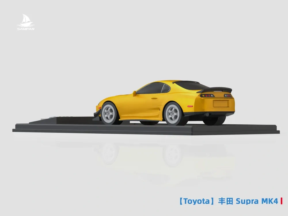【Toyota】丰田 Supra MK4 64比例车模 来自 SAMPAN棱界复刻 MakerWorld：免费下载 3D 模型