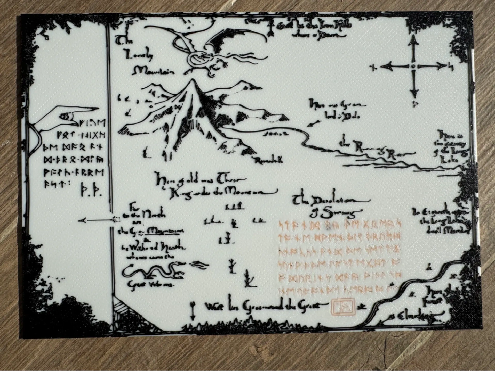 Thror's map with hidden 'solar' runes 来自 hitokiri - MakerWorld