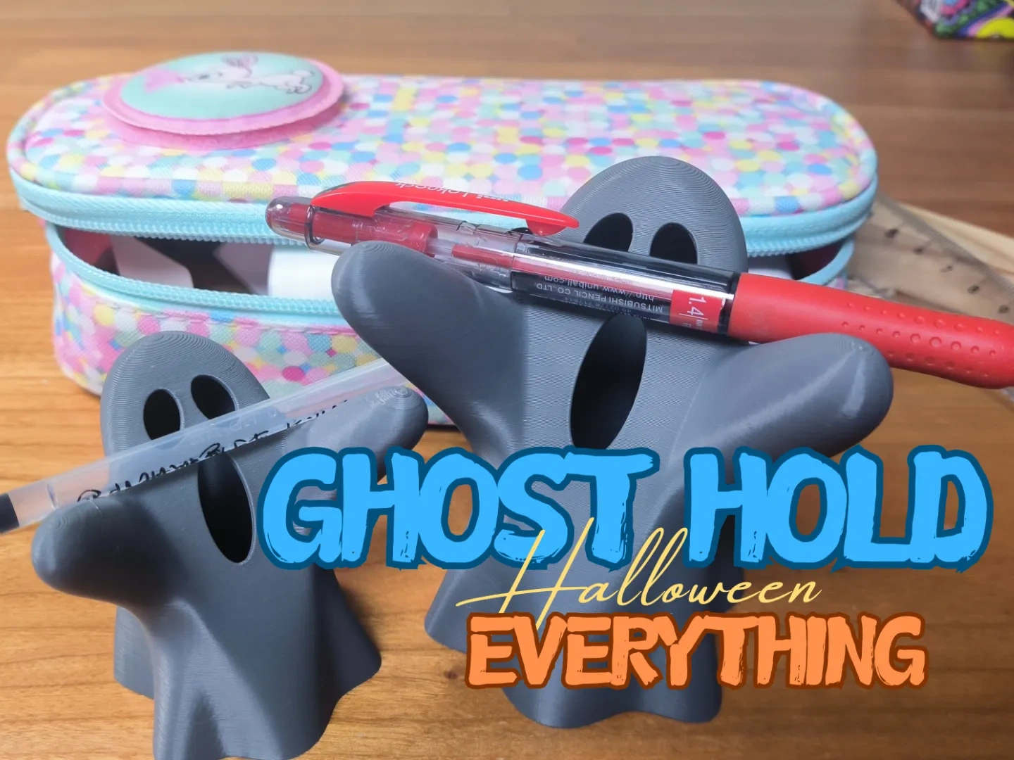 Spooked Ghost Pen Holder / 万圣节幽灵笔架 来自 fycds - MakerWorld