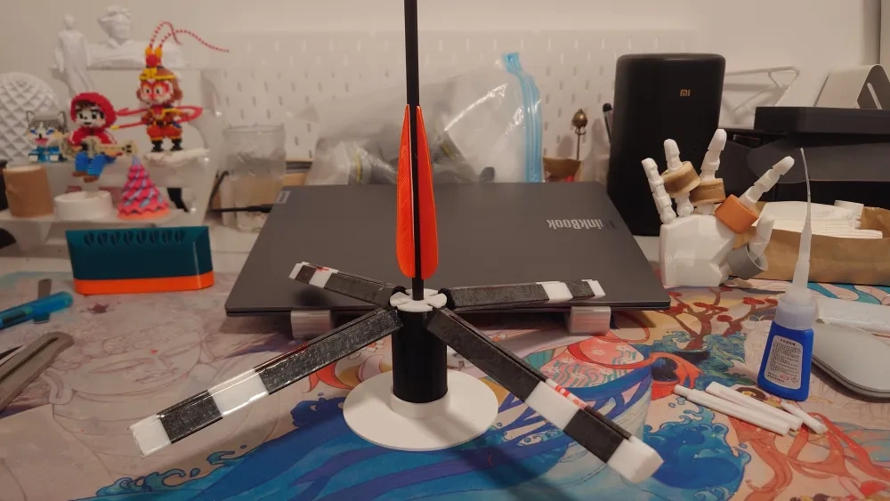 四羽/两羽粘羽器 来自 月美风柔扎猹 MakerWorld：免费下载 3D 模型