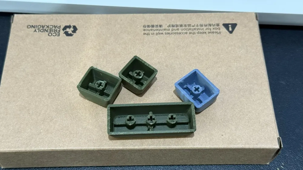 KSA 外形键帽 ANSI 全套 30 度倾斜 - 免费 3D 打印模型 - MakerWorld