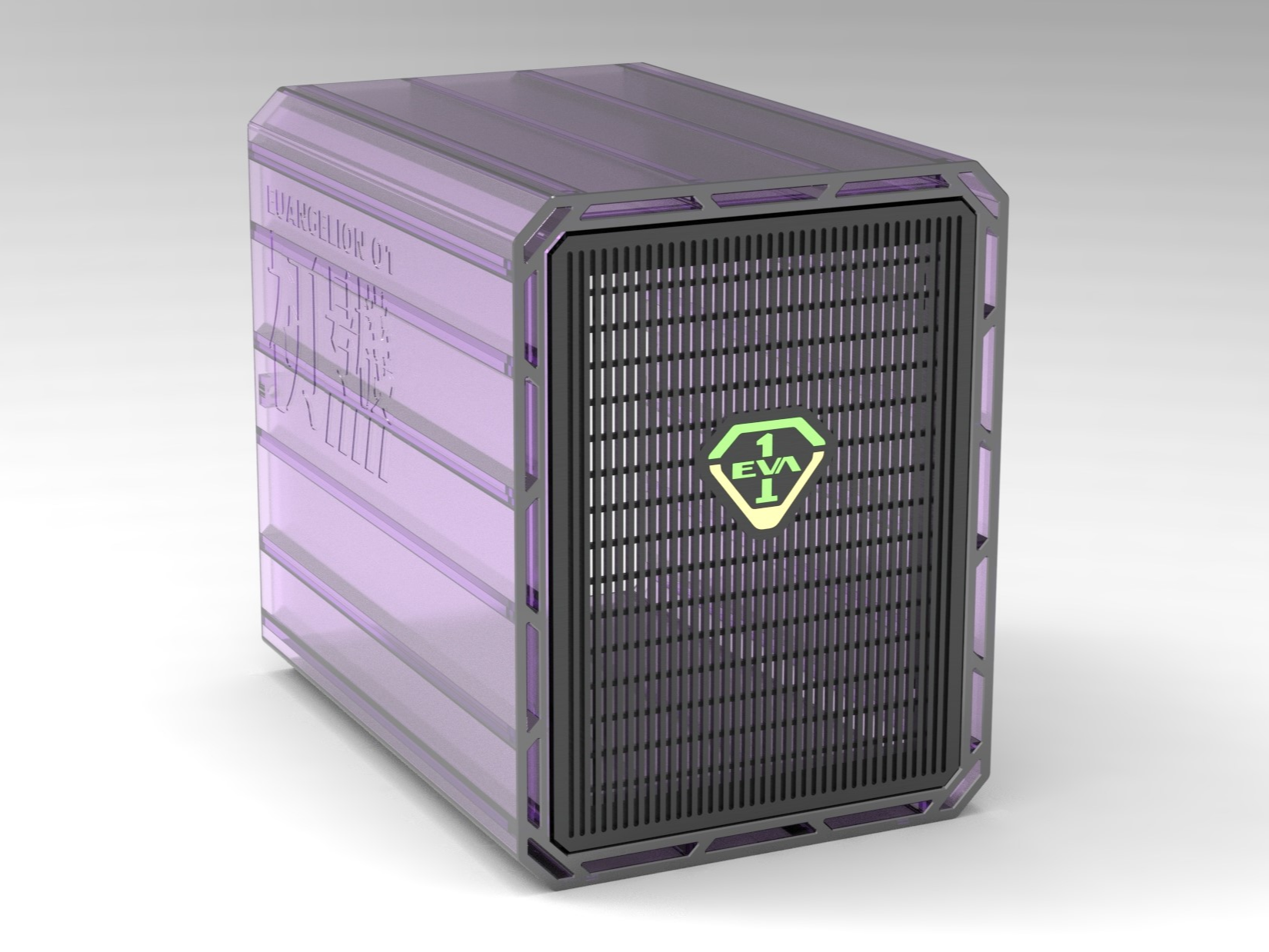 QNAS4 V2 外壳EVA配色版 来自 丫丫赶海 MakerWorld：免费下载 3D 模型