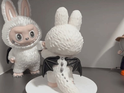 大天使-拉布布labubu（三形态可旋转眼球、可活动翅膀）超大娃系列-双版本38CM-28CM 来自 冷枫 MakerWorld：免费下载 3D 模型