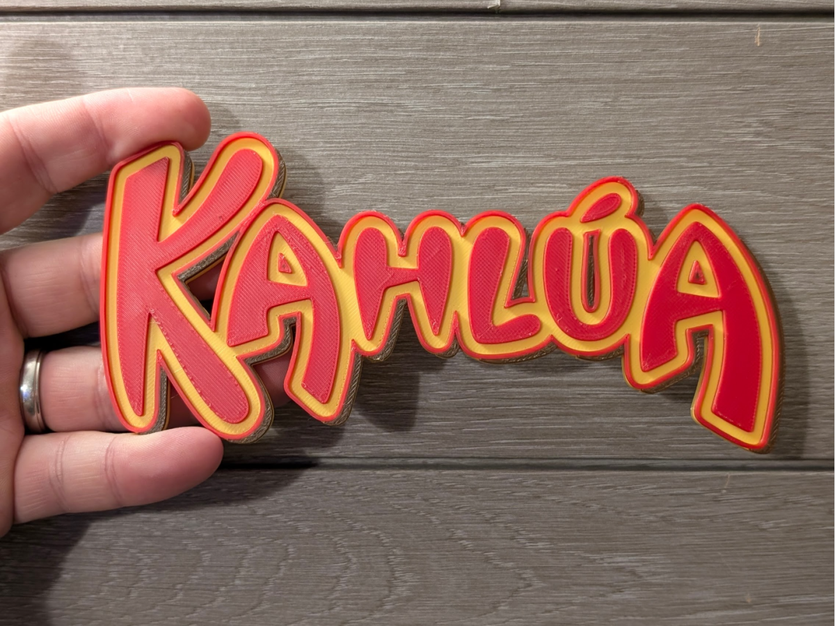 Kahlua 咖啡利口酒标志悬挂牌 - 免费 3D 打印模型 - MakerWorld