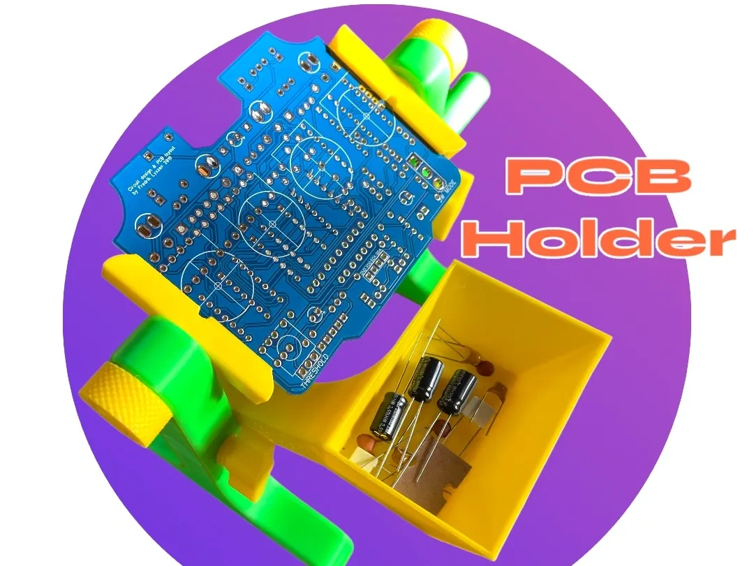 全3D打印的可旋转PCB支架 来自 gadjet - MakerWorld