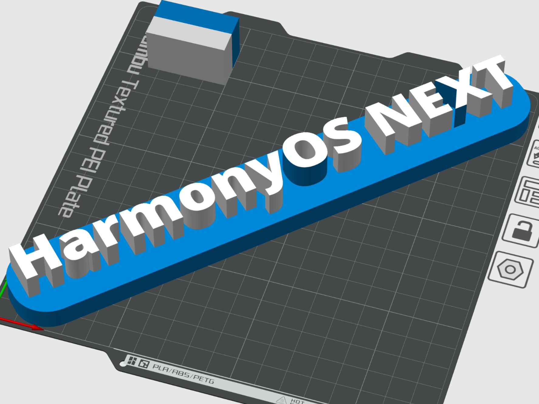 HarmonyOS NEXT 立体标签 来自 鸿煊 - MakerWorld