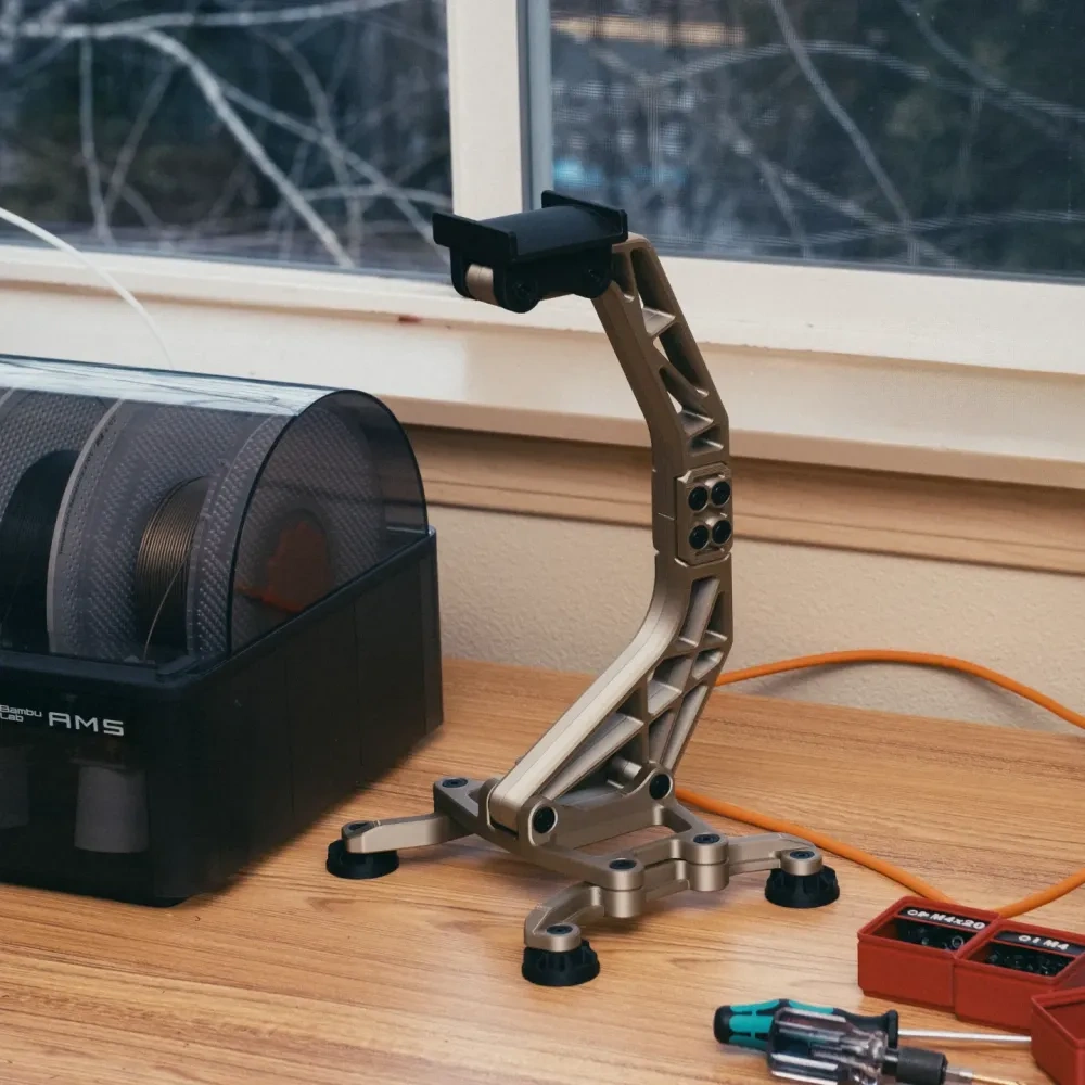 耳机支架 - 工业风 - 免费 3D 打印模型 - MakerWorld