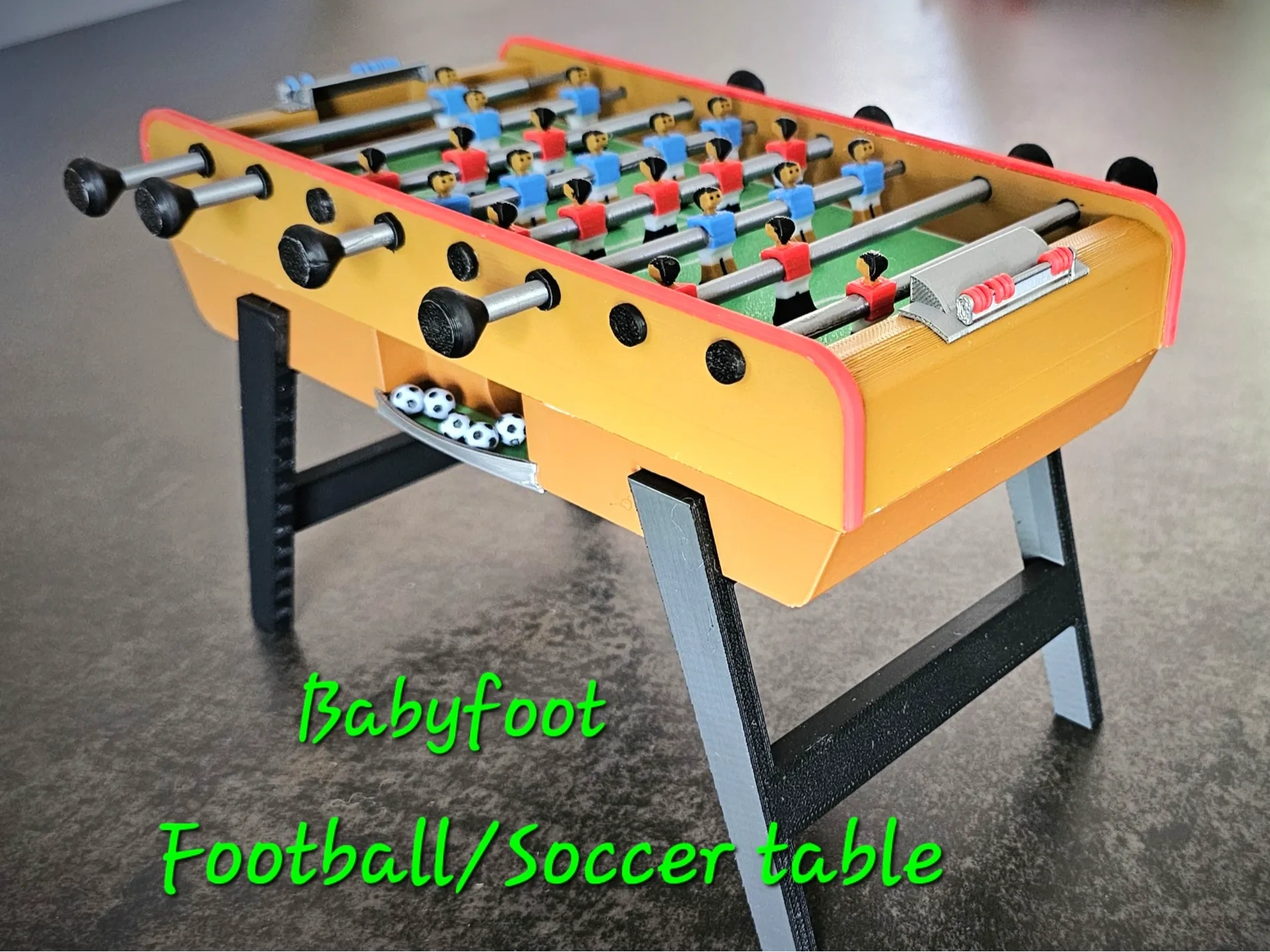 Foosball - Baby foot - Table football/soccer 来自 F3D MakerWorld：免费下载 3D 模型