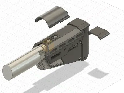 HQE2 开源后托皮肤1.0 - 免费 3D 打印模型 - MakerWorld