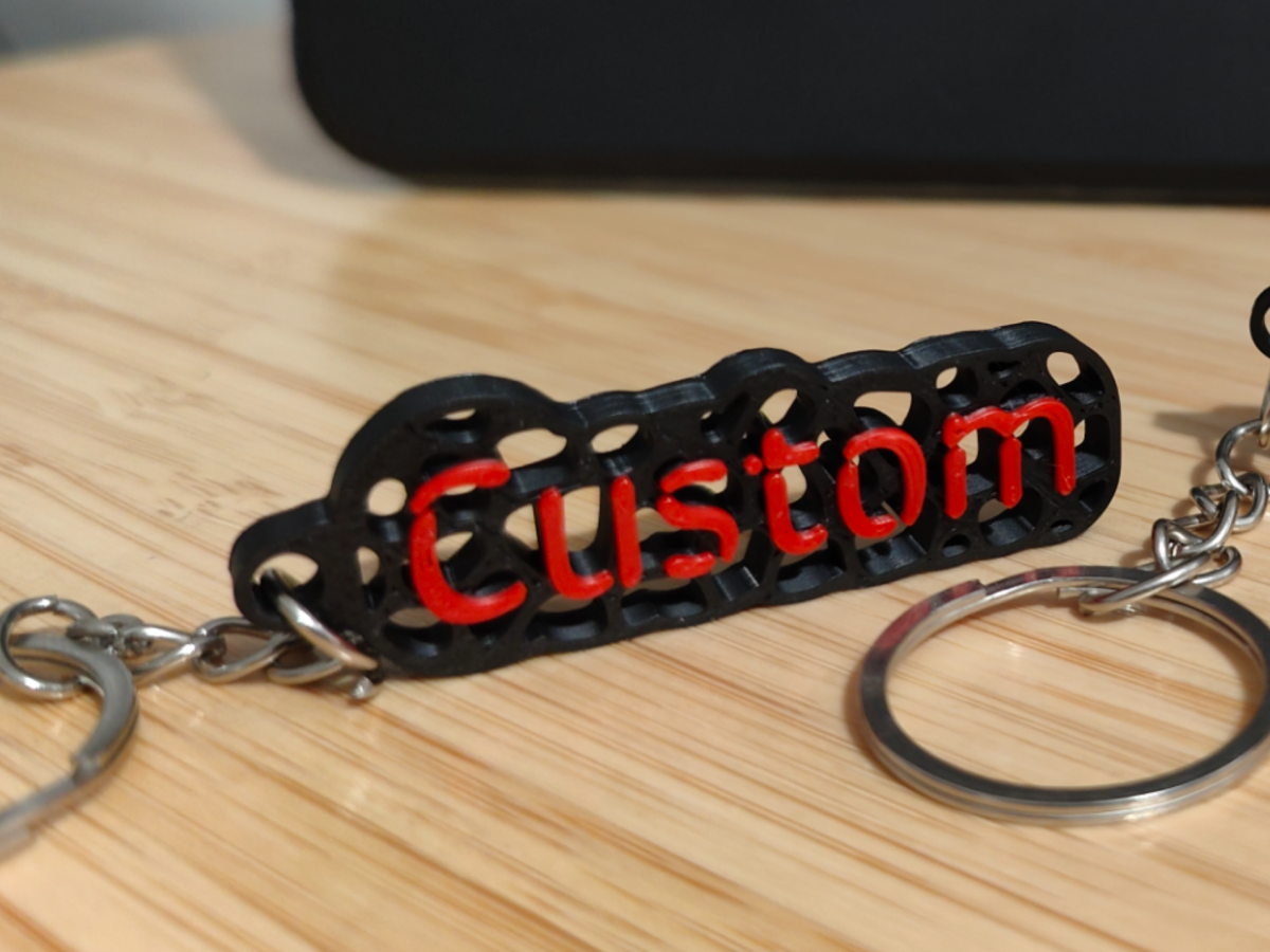 带Voronoi图案的铭牌 来自 user_2343398823 MakerWorld：免费下载 3D 模型