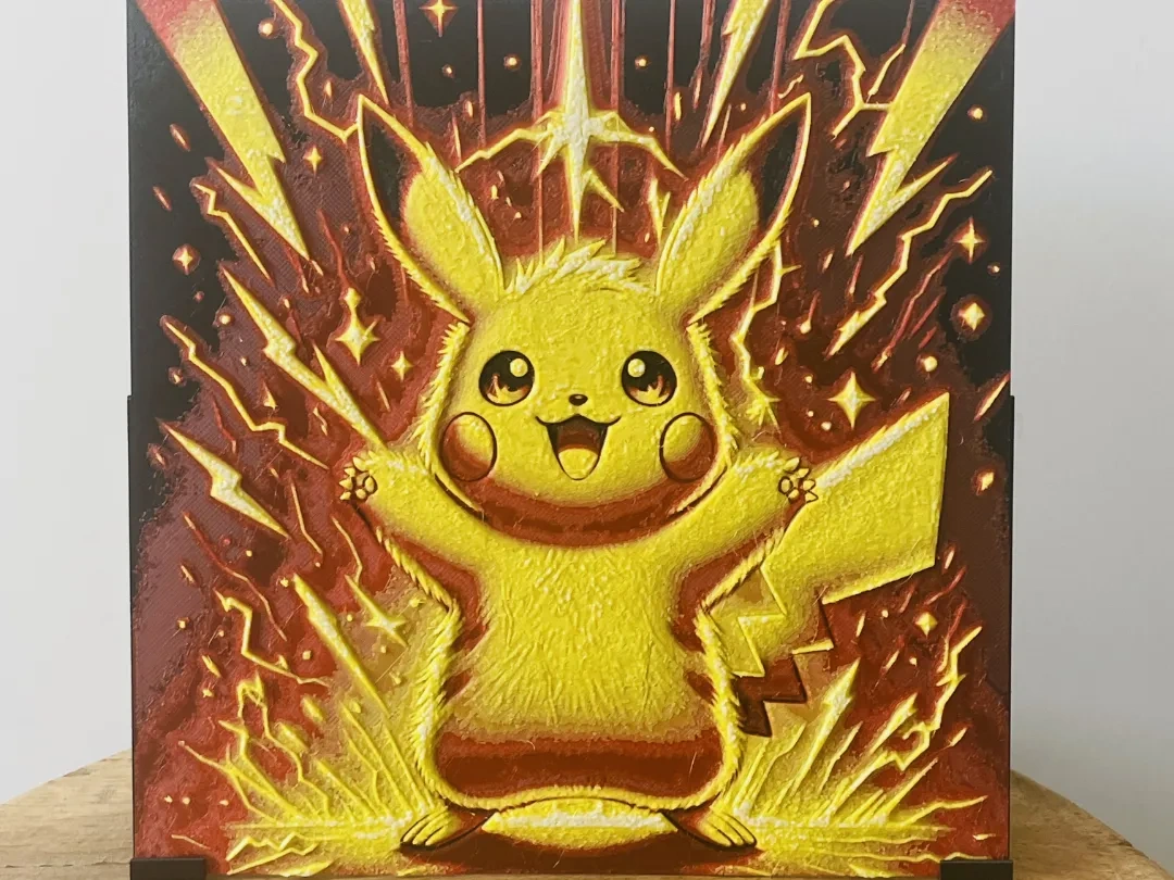 Pokemon Pikachu with lightning HueForge 来自 Borustheguard - MakerWorld