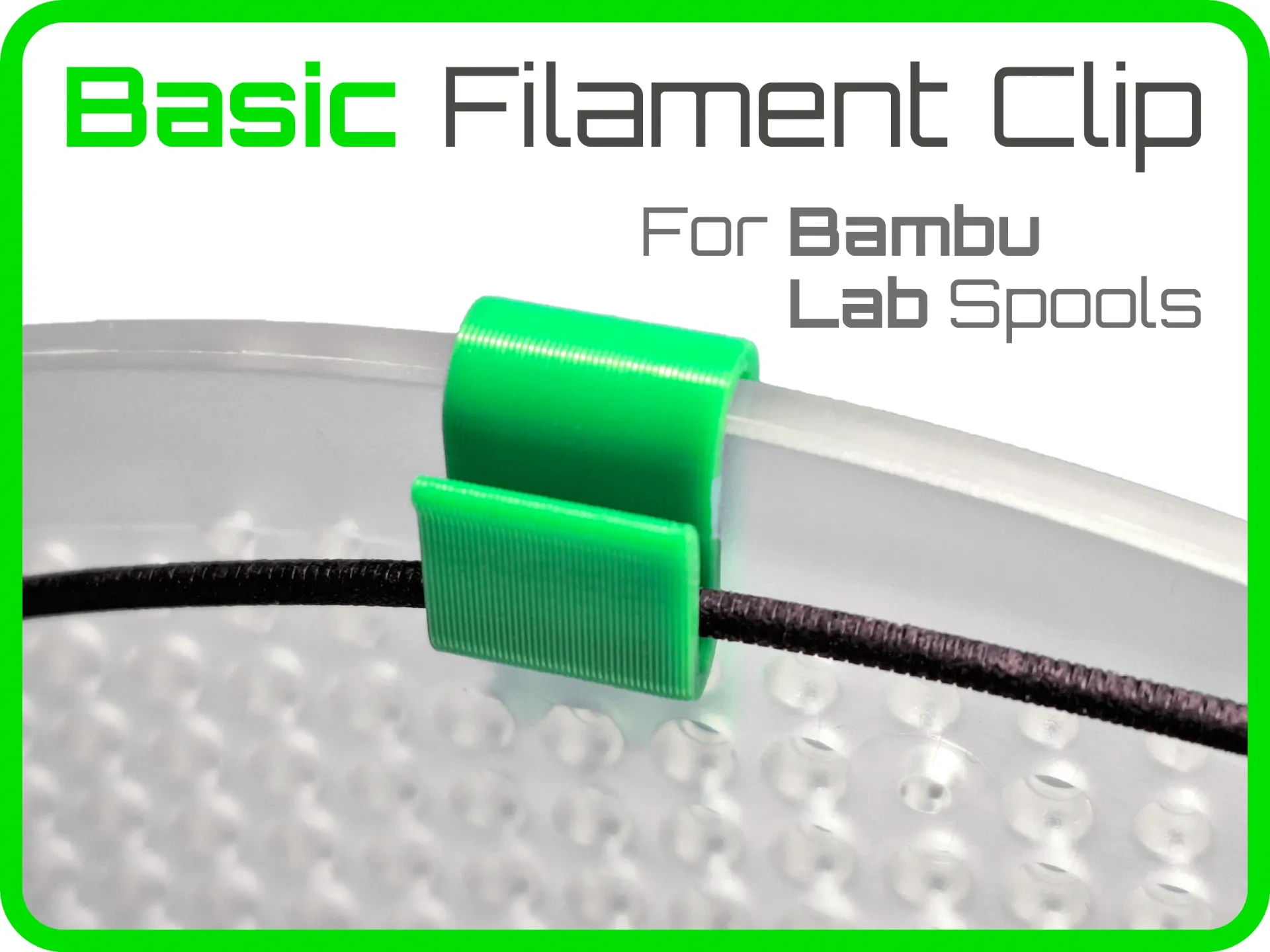 Bambu Spool Filament Clip - Basic 来自 Officina23 - MakerWorld