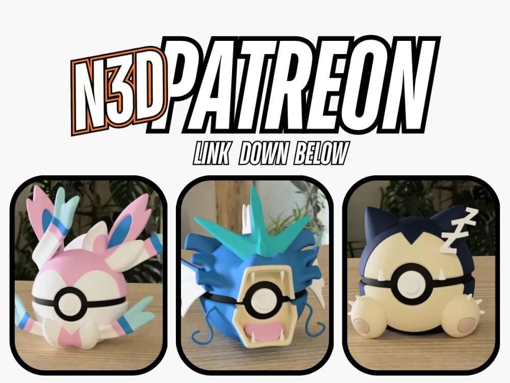 #0052 - 喵喵 来自 N3D MakerWorld：免费下载 3D 模型