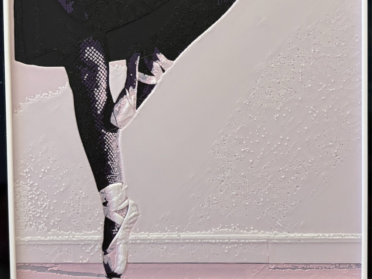 芭蕾舞足尖Hueforge - 免费 3D 打印模型 - MakerWorld