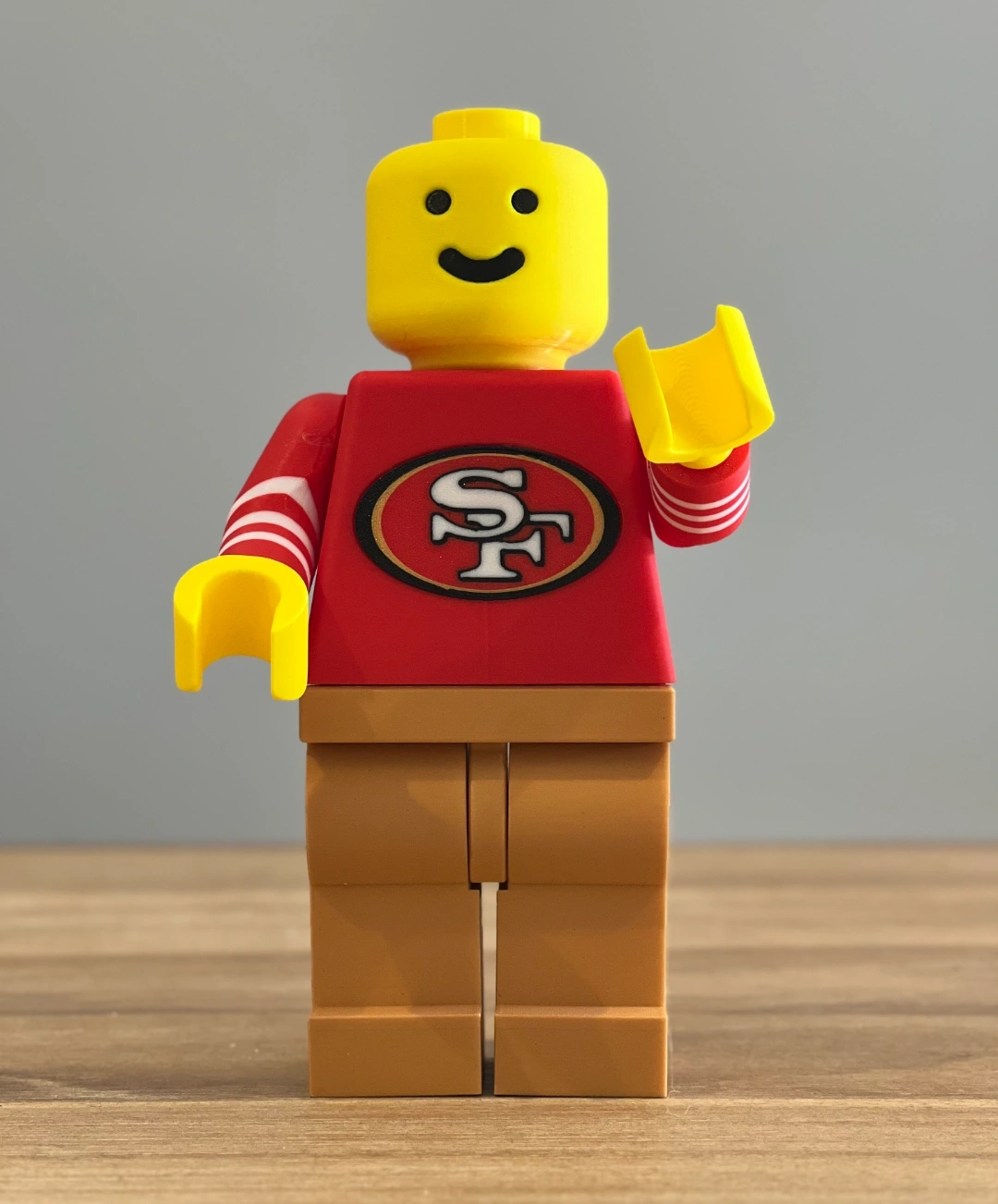 NFL Brick Man - San Francisco 49ers (500%) 来自 Jandaa - MakerWorld