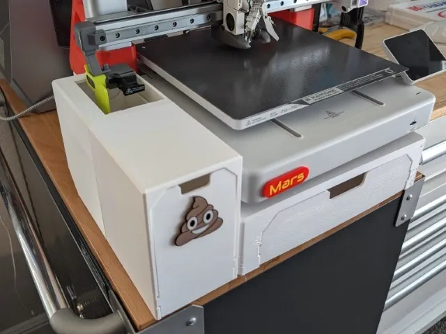 PHS+ 粪便抽屉，带Bambulab A1储物空间 二次创作 - 来自 tooling_lee - MakerWorld