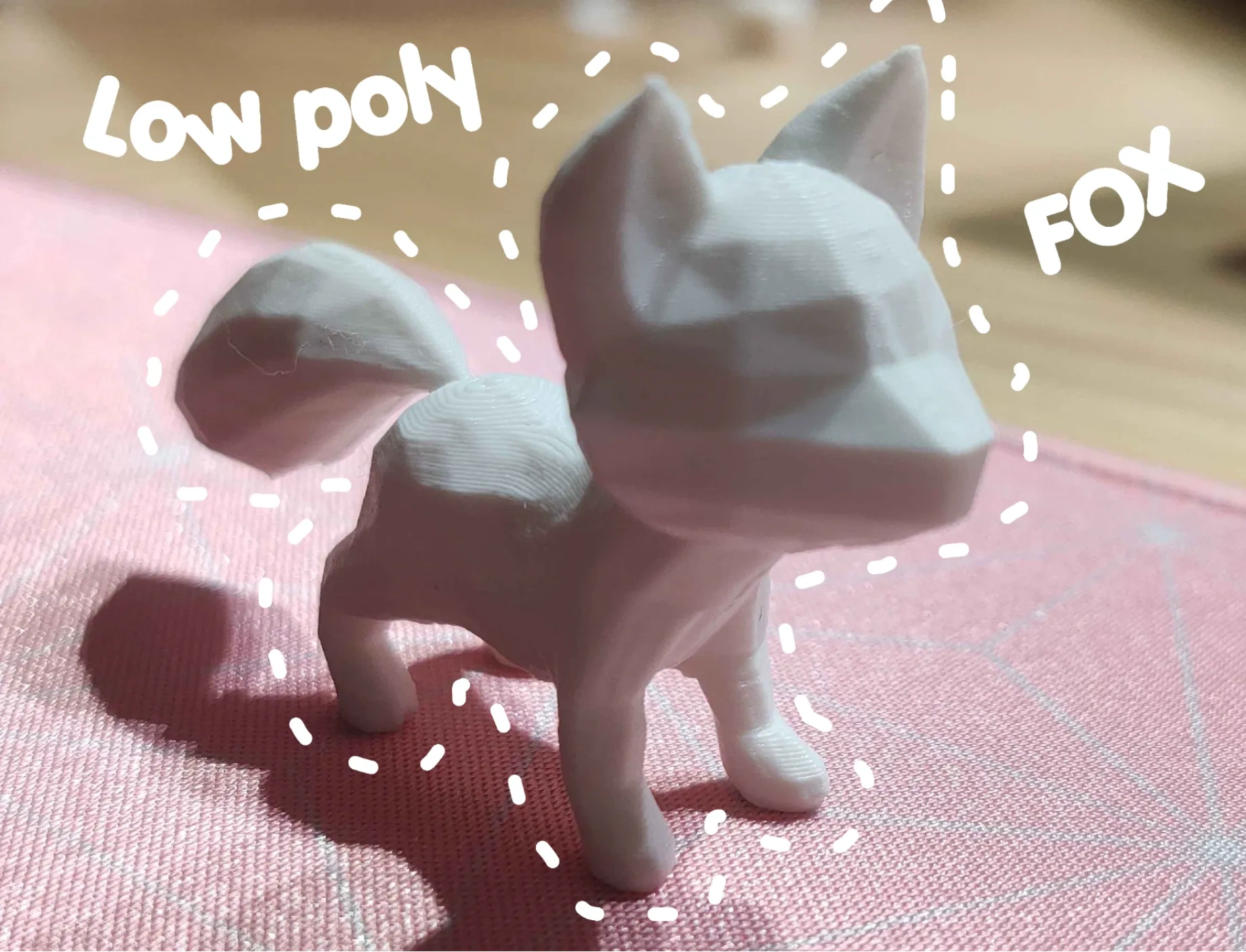 Cute Low Poly Fox 来自 lumifoxMakerWorld：免费下载 3D 模型