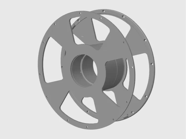 Spool reusable for filament with cable lock v2 来自 SimRacers Home ...