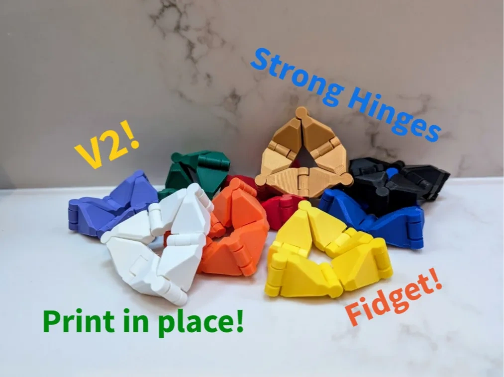 Infinite Flexagon V2 (Print in place) 来自 stringham - MakerWorld