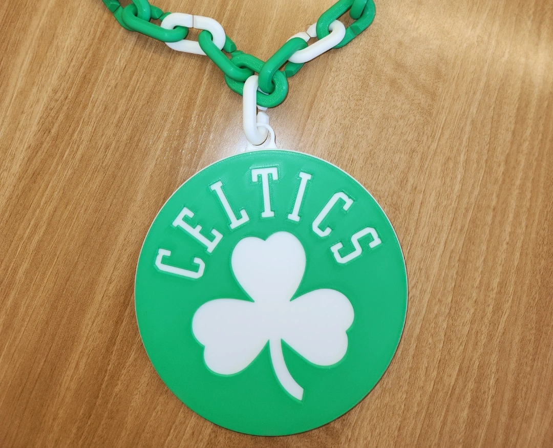Boston Celtics Pendant and chain 来自 MFDesigns3D - MakerWorld