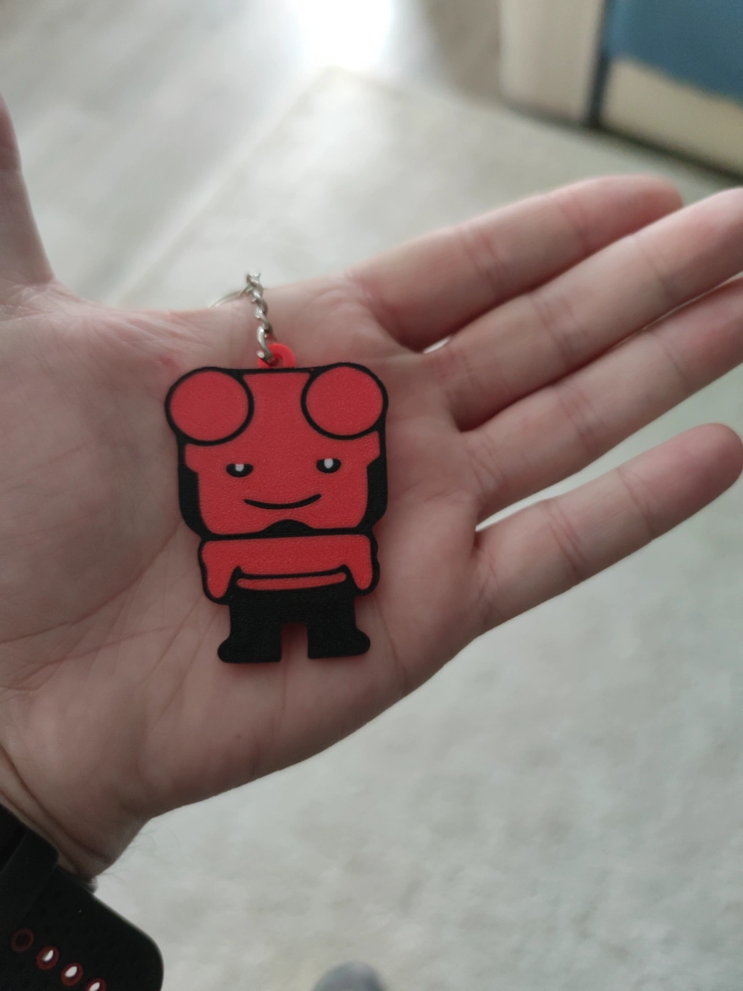 Hellboy keychain 来自 Litolunar - MakerWorld