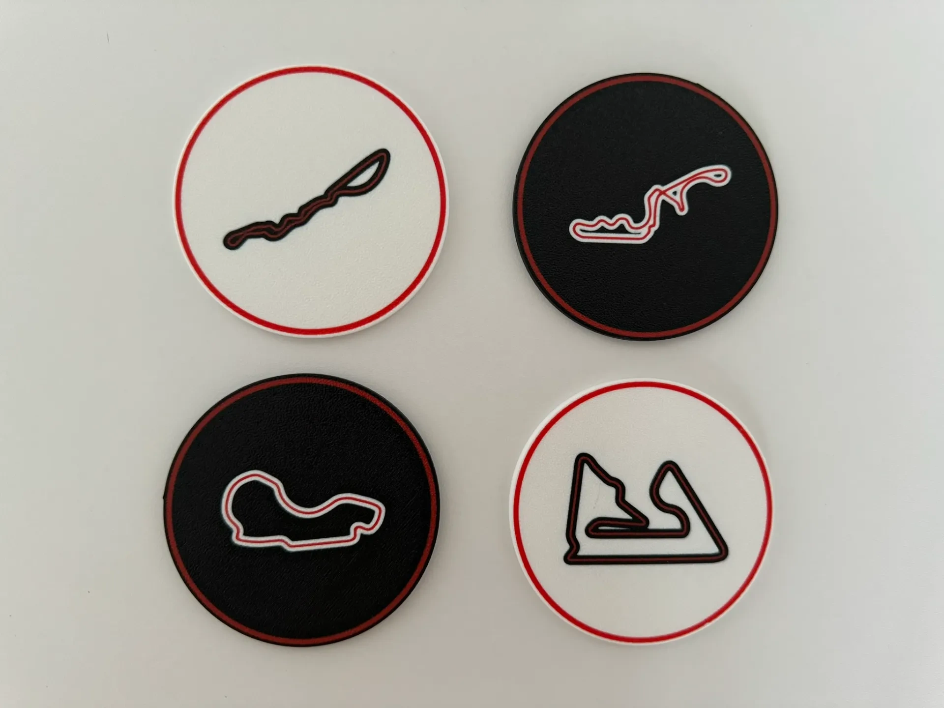 Formula 1 Coasters - All Tracks (24 Coasters) 来自 KYBR Creations ...