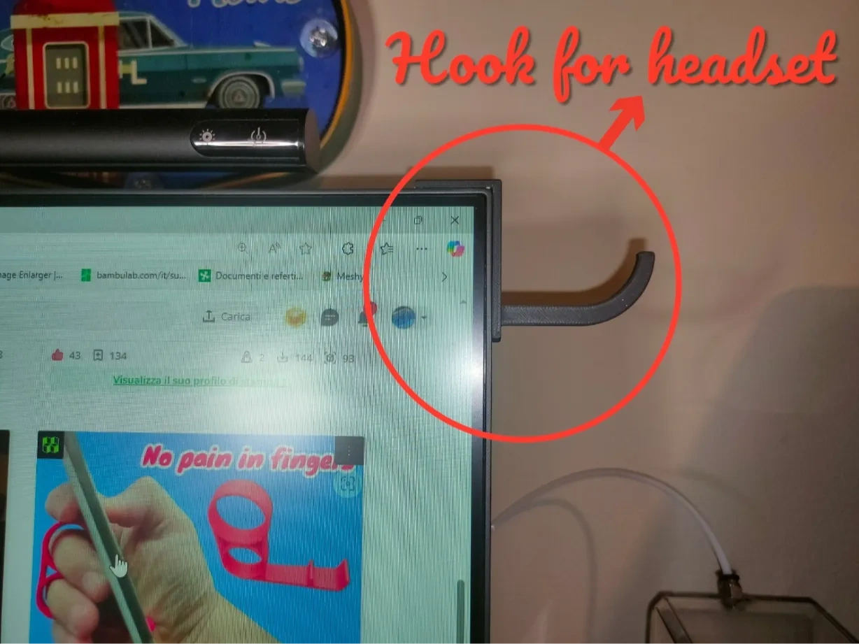 耳机挂钩 来自 Izzodesign74 - MakerWorld