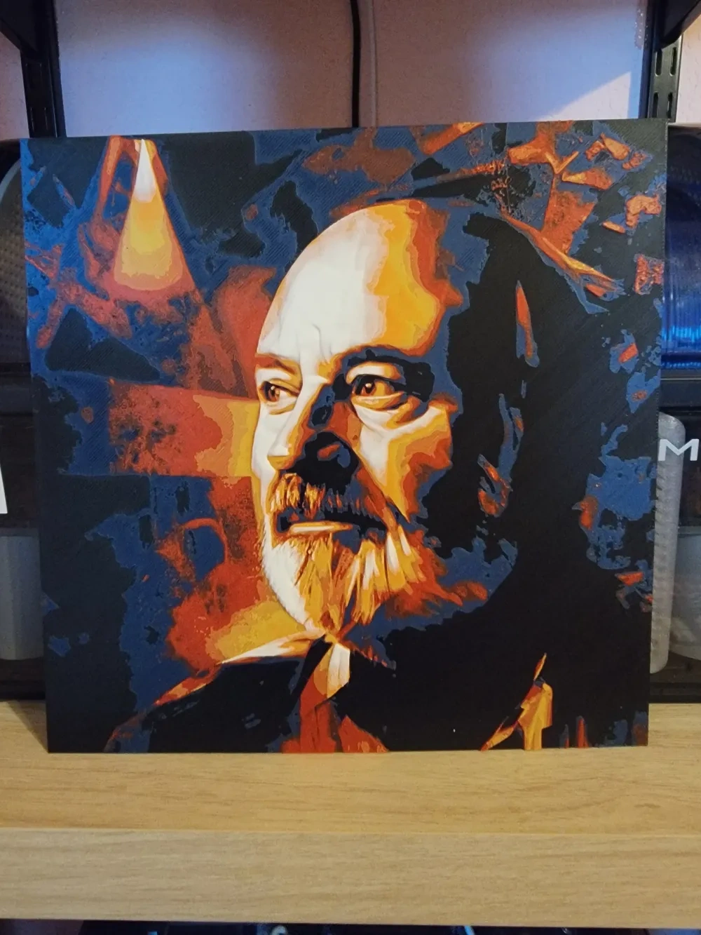 Rob Reiner 200 x 200 毫米 Hueforge/Chroma Canvas 来自 Raeka MakerWorld：免费下载 3D 模型