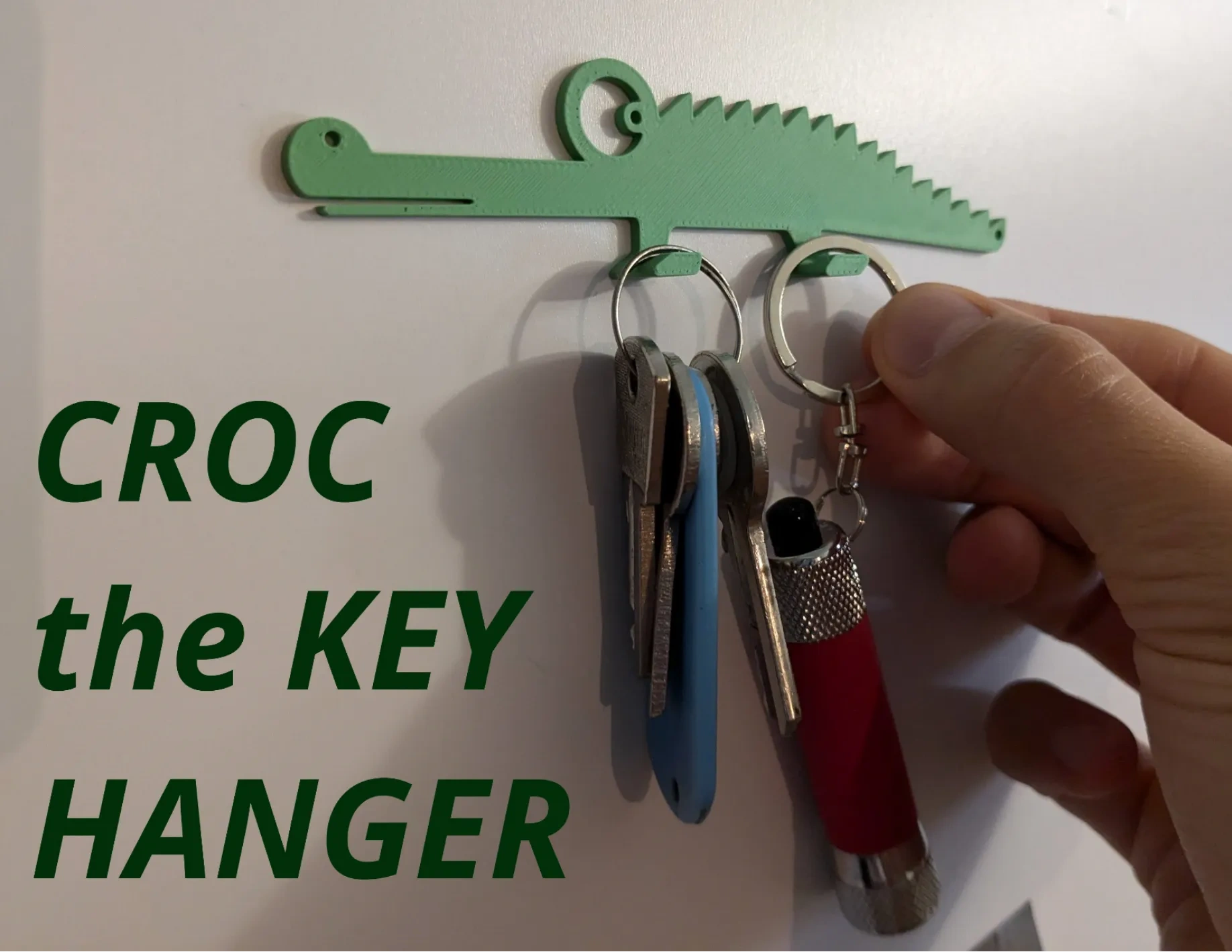 Crocodile key hanger 来自 Raspi748 - MakerWorld