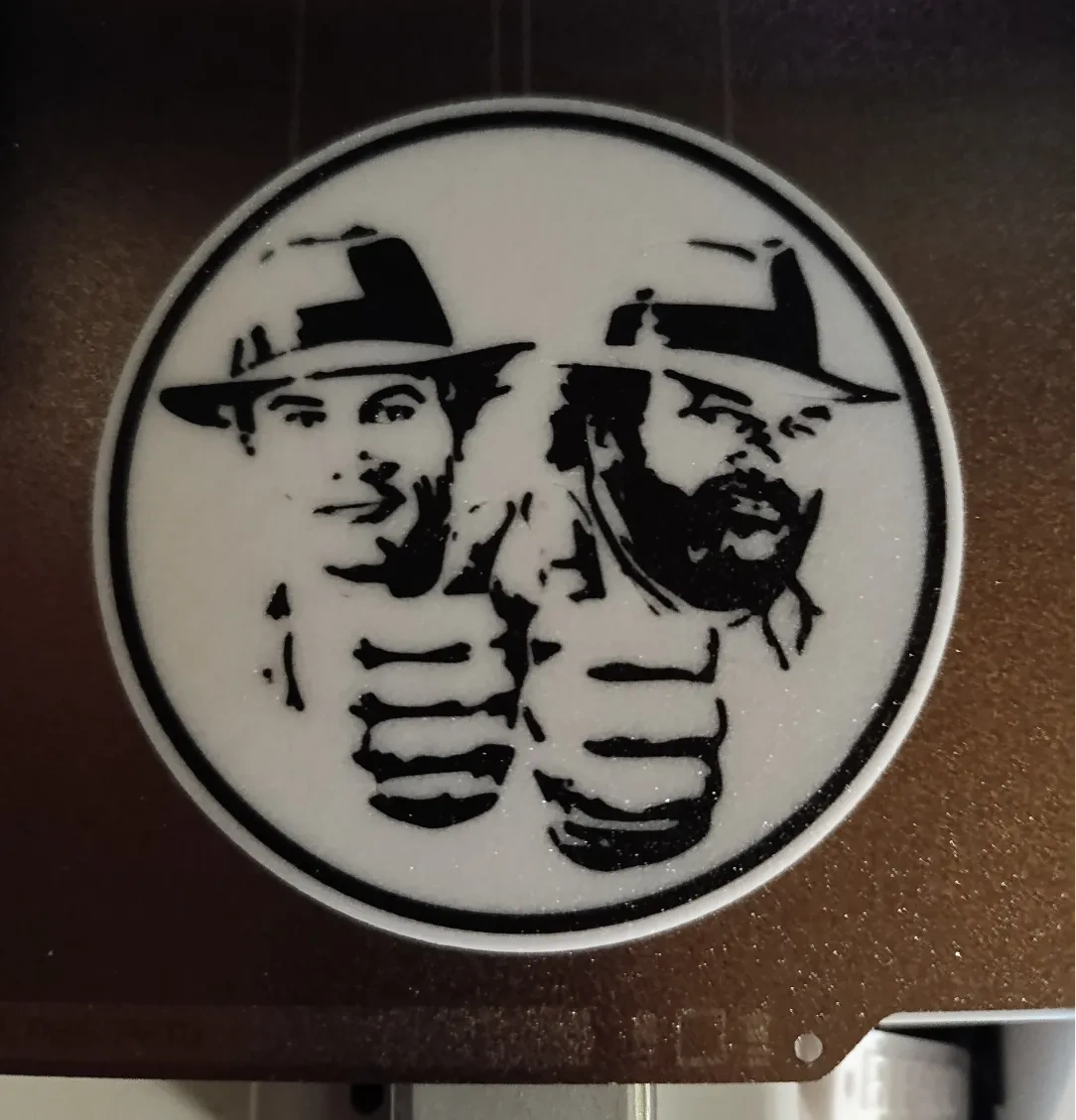 巴特·斯宾塞和特伦斯·希尔杯垫 来自 vorlone - MakerWorld