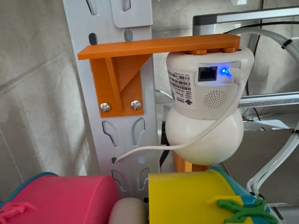 小米2/3/联通VS302摄像头货架支架 来自 Long MakerWorld：免费下载 3D 模型