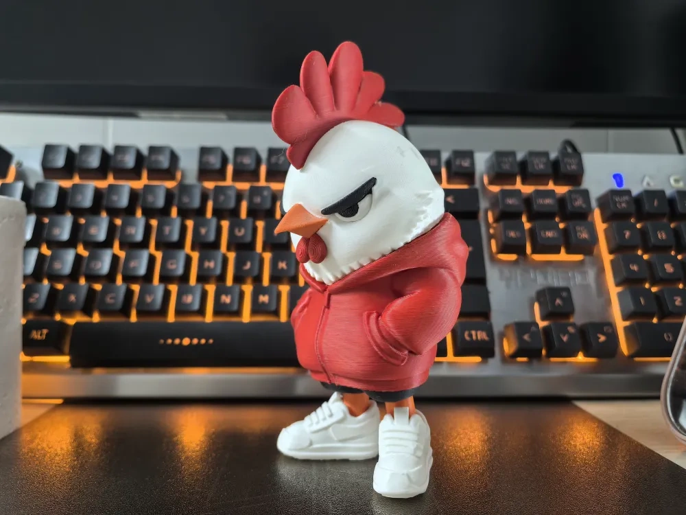 公鸡先生（坤坤） 来自 Rocket Luo MakerWorld：免费下载 3D 模型