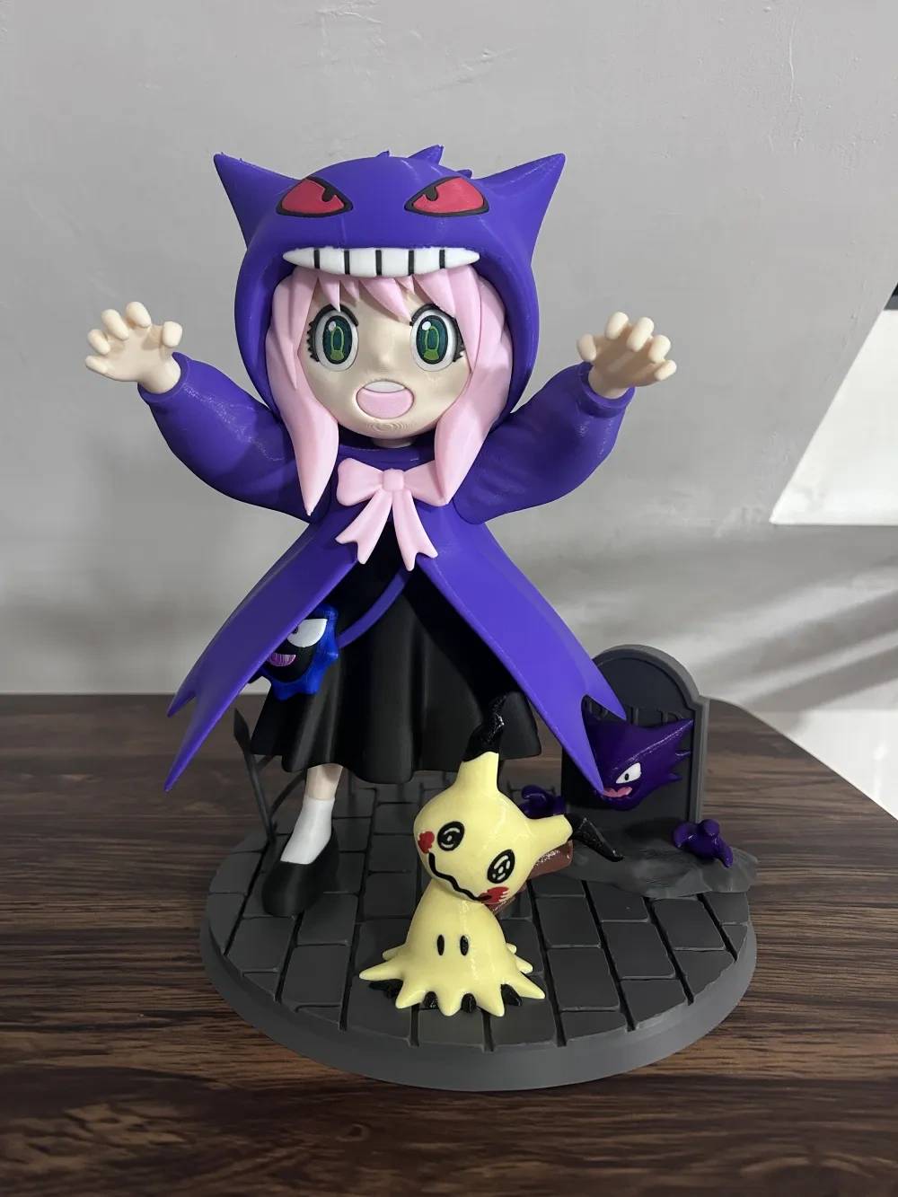 Anya Forger&Gengar-阿尼亚cos耿鬼-分件组装 - 免费 3D 打印模型 - MakerWorld