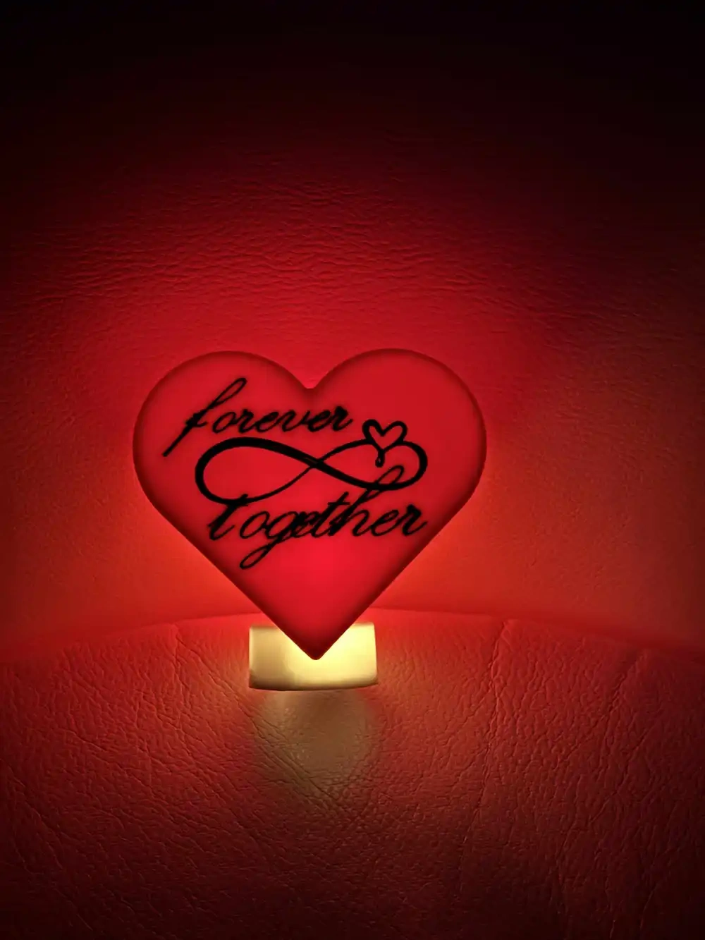 心形茶灯 - 永远在一起 - 情人节 - 免费 3D 打印模型 - MakerWorld