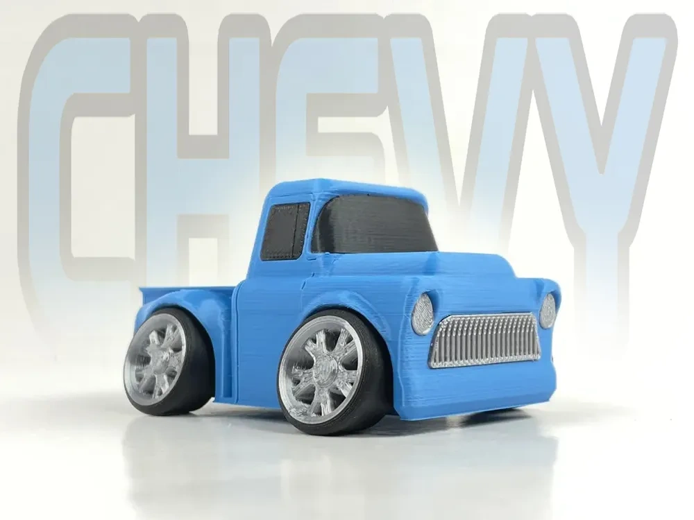 Tooned CHEVY TRUCK - 模型套件 来自 soarpix - MakerWorld