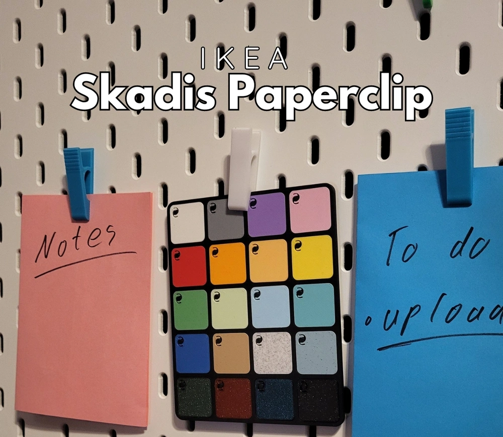 Skadis paperclip bracket 来自 Art Design. 3D - MakerWorld