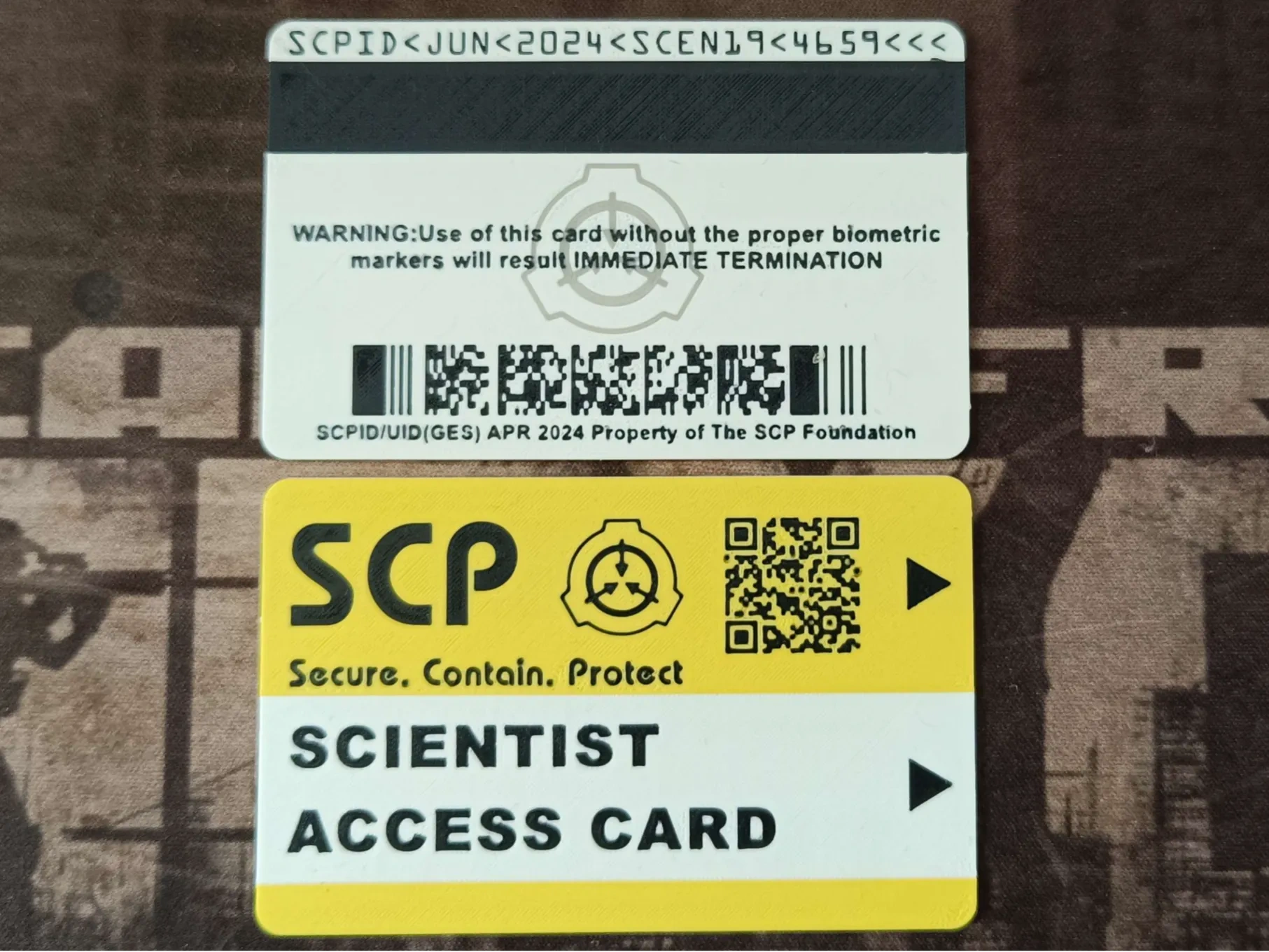 科学家钥匙卡（SCP基金会） 来自 AdamkoMakerWorld：免费下载 3D 模型