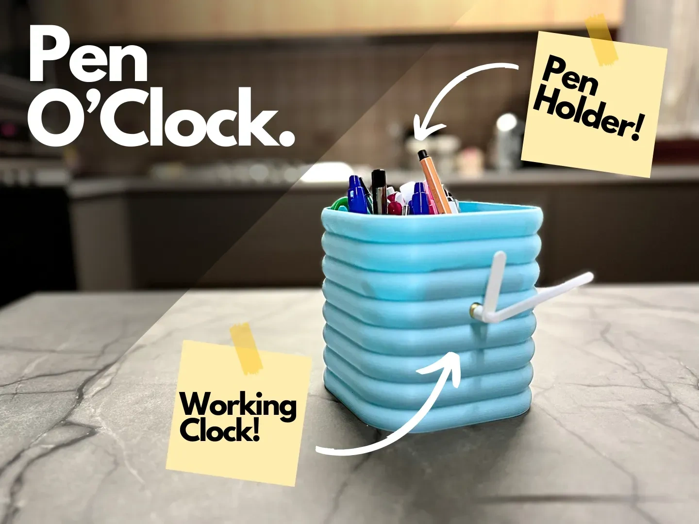 Pen O'Clock 来自 Gabb.99 - MakerWorld