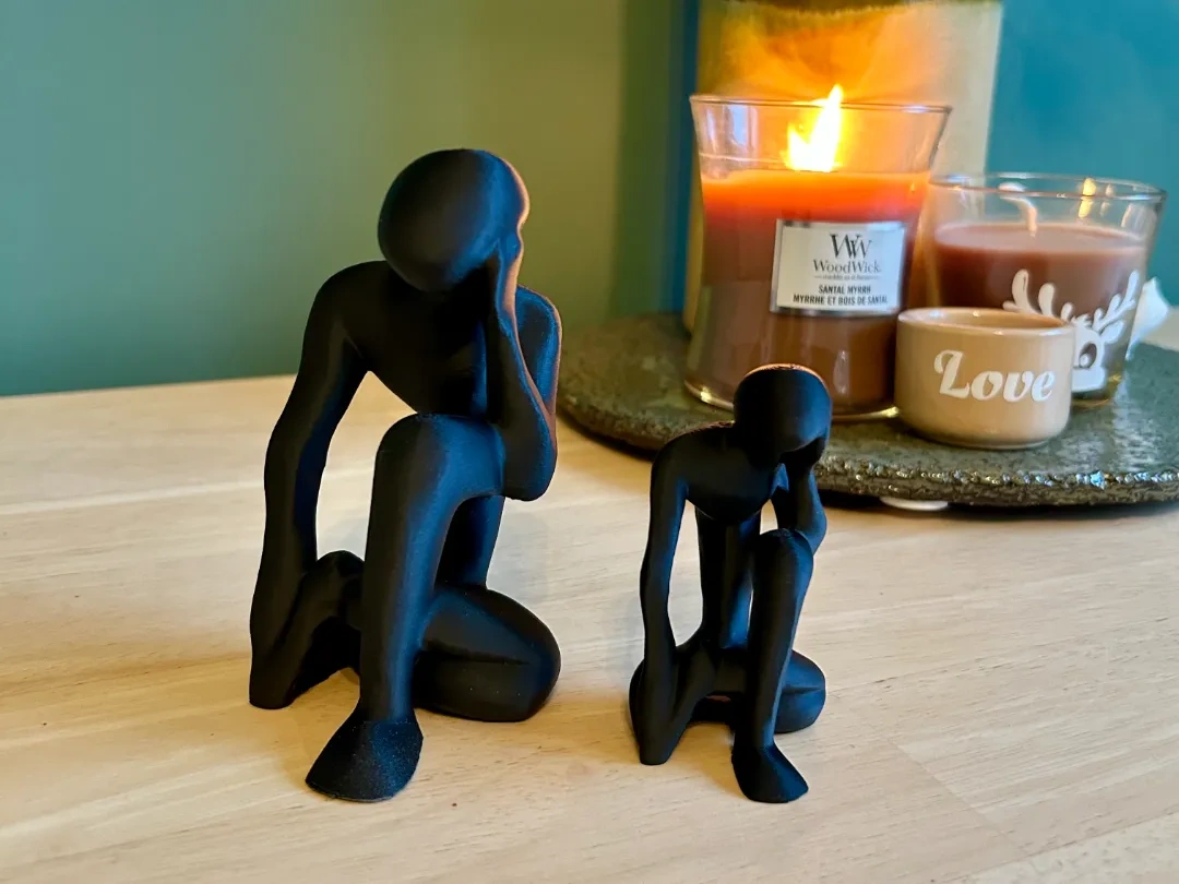 沉思者雕塑 来自 LJ Designs - MakerWorld