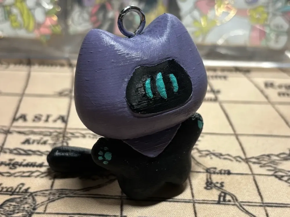 VALORANT_Omen猫吊坠 来自 忧郁泪眼蜥 - MakerWorld