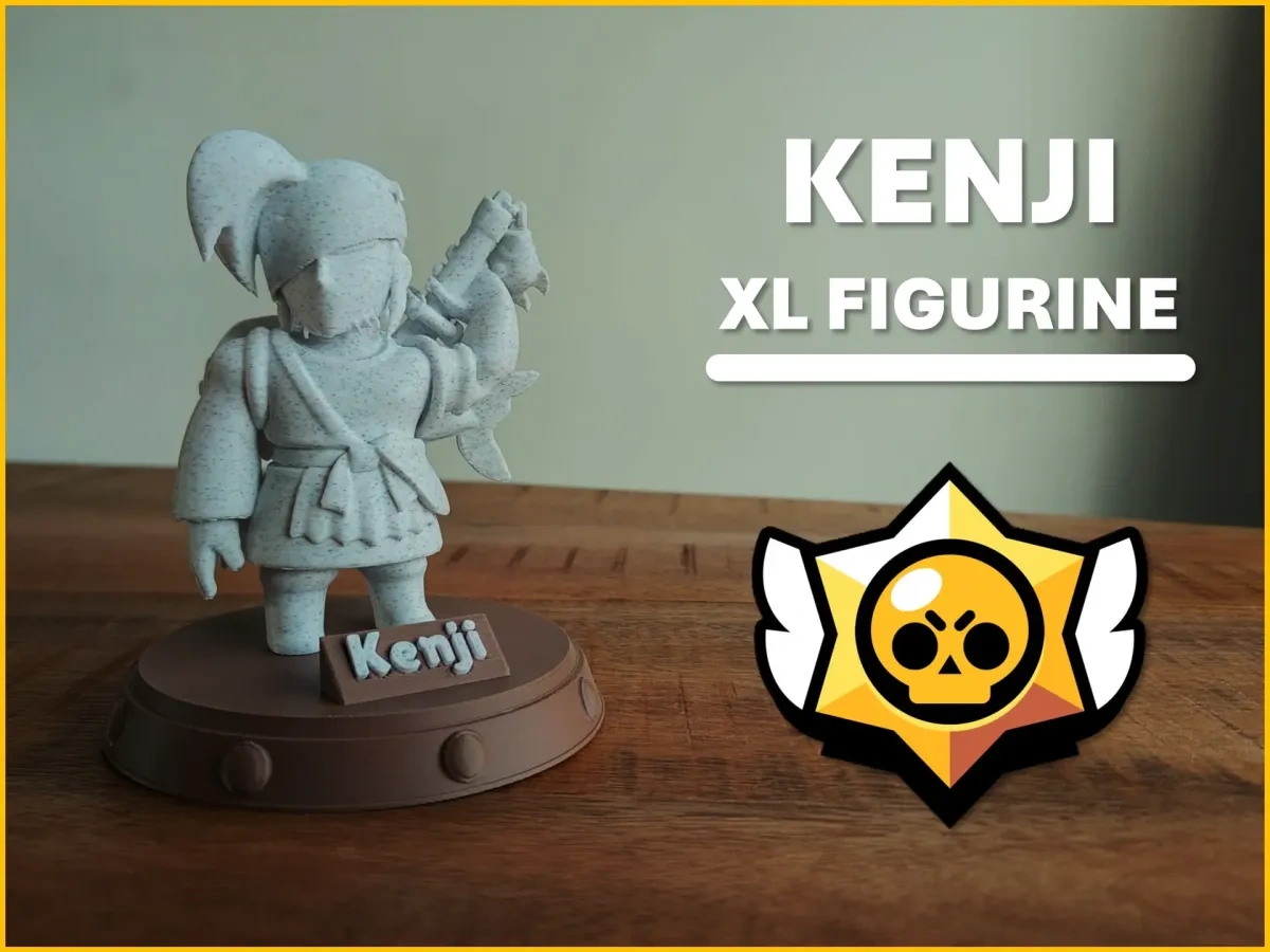 Kenji | XL《荒野乱斗》雕像（无需AMS） - 免费 3D 打印模型 - MakerWorld