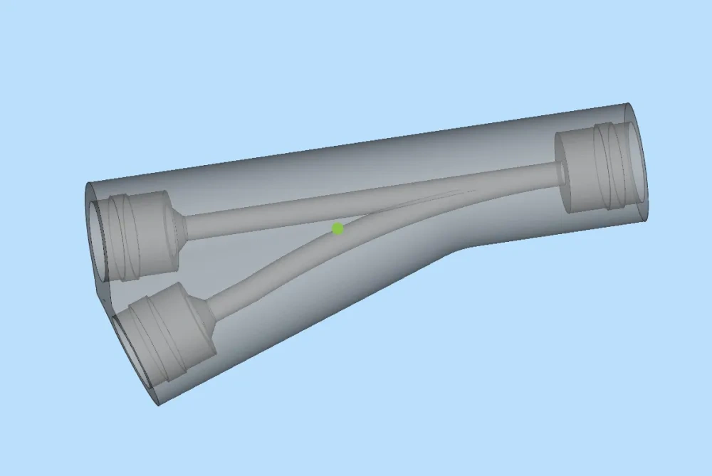 拓竹P1/X1 AMS 三通_ECAS04_Bowden鲍登接头 来自 thawneko MakerWorld：免费下载 3D 模型